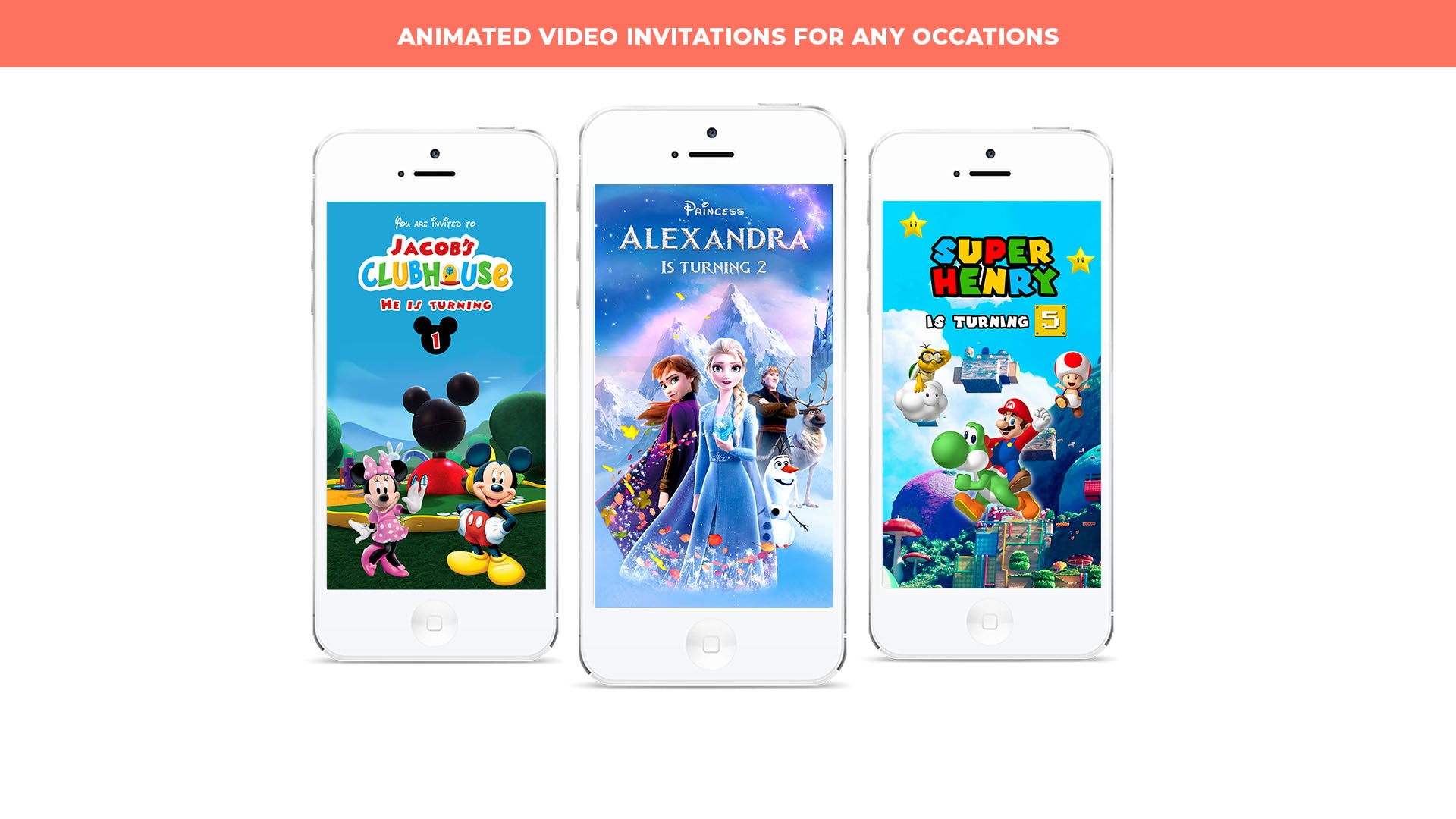 Animated video invitations for any occations – Crsti Custom Designs