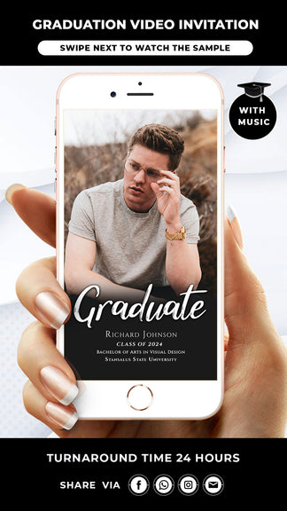 2024 Graduation Video Invitation – Crsti Custom Designs