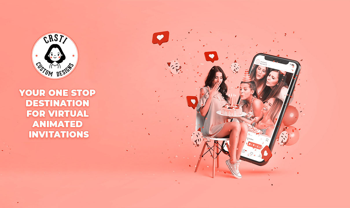 Animated video invitations for any occations – Crsti Custom Designs